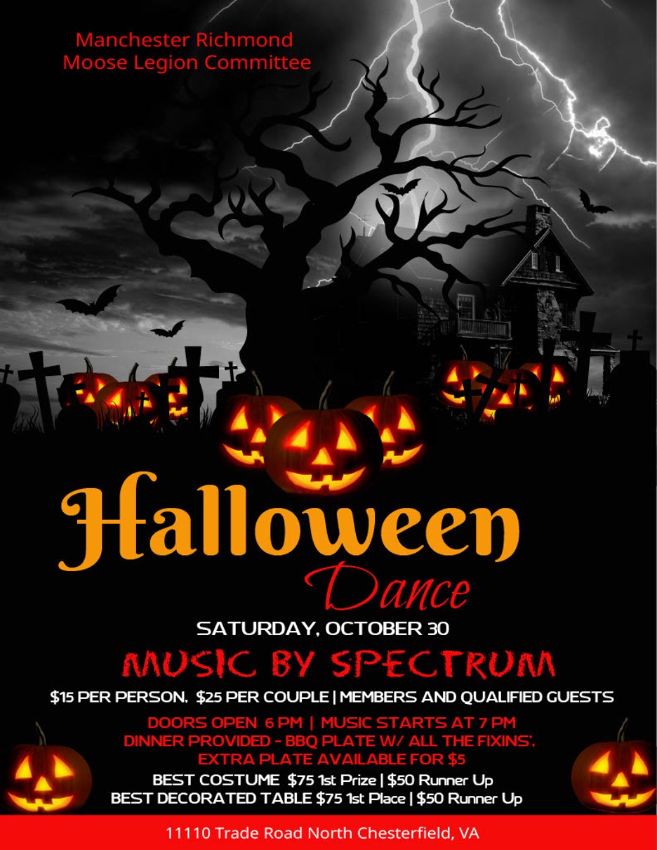 Halloween Dance At Manchester Moose Lodge Featuring Giant Godzilla ...